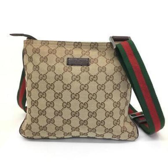 Gucci | Bags | Gucci Brown Bag Beige Gg | Poshmark